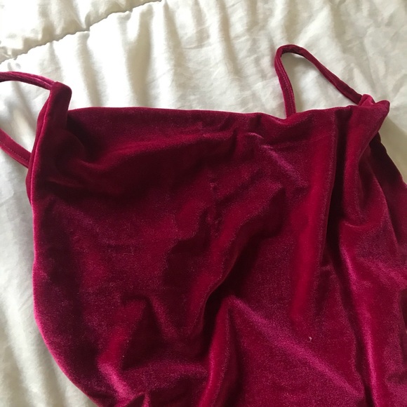 Think Vintage Online | Dresses | Rochelle Wine Colored Velvet Cocktail ...